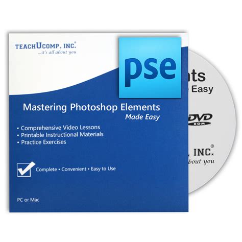 Mastering Photoshop Elements Made Easy V 2023 DVD ROM TeachUcomp Inc