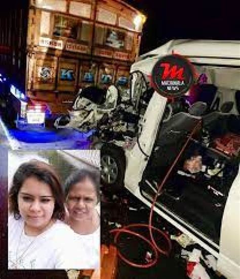 அதிவேக நெடுஞ்சாலையில் விபத்து தாய் மகள் பலி Tamilvisions