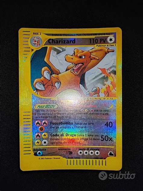 Carta Pokemon Charizard Collezionismo In Vendita A Roma