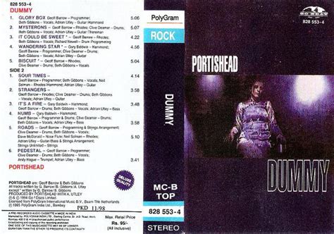 Portishead Dummy 1994 Cassette Discogs