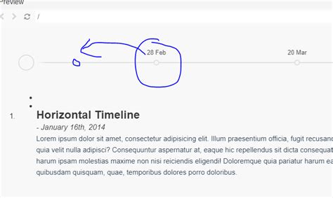 Jquery How To Fix Horizontal Timeline Gaps Stack Overflow