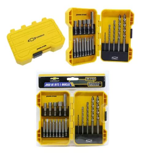Jogo Kit Peças Brocas Bits Ponta Furadeira Parafusadeira MercadoLivre