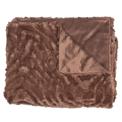 Plush Reversible Throw Blanket Tanga