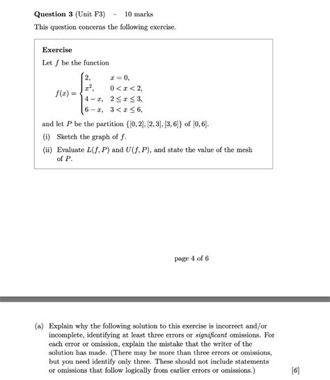 Solved Question 3 Unit F3 10 Marks This Question Concerns Chegg Com
