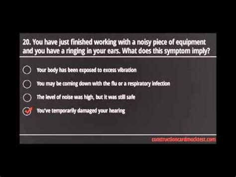 CSCS Mock Test Full Questions YouTube