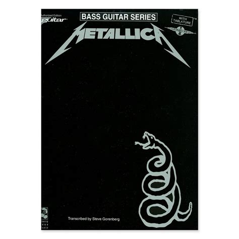 Metallica The Black Album Bass Guitar Tablature Book