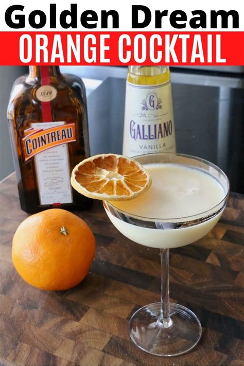 Golden Dream Cocktail Drink Recipe Dobbernationloves