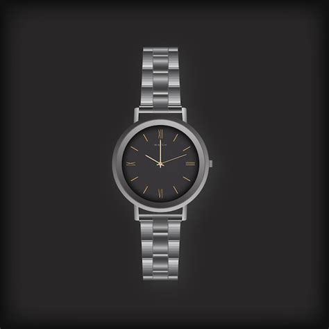 Premium Vector Chain Wrist Watch Vector