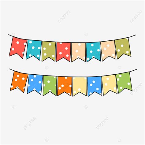 파티 일러스트 깃발 화려한 천 클립 아트 깃발 천 클립 아트 송료 Qi 색깔 Png 일러스트 및 Psd 이미지 무료 다운로드 Pngtree