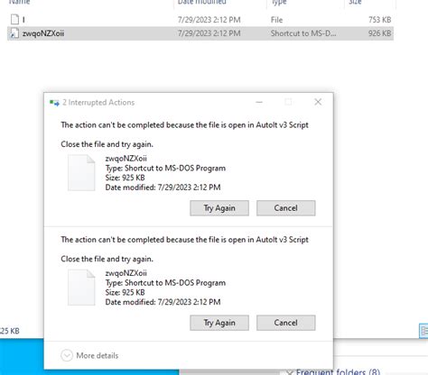 Trojan Gets Blocked But I Cant Delete It Autolt V3 Scipt Prevents It