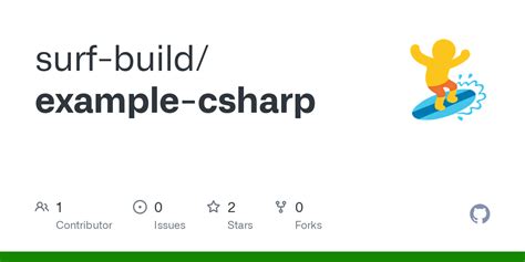 Github Surf Build Example Csharp