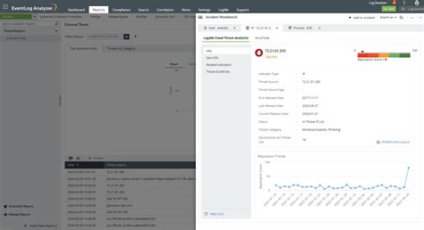 Eventlog Analyzer Advanced Threat Analytics