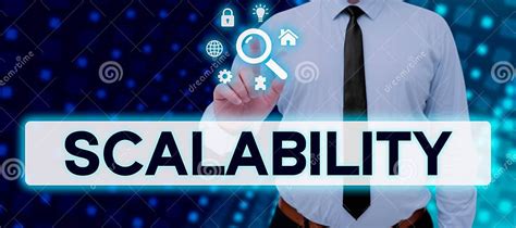 Text Caption Presenting Scalability Internet Concept Capable Of Being