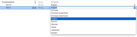 Ios Xcode Shows Limited Language List In Infoplist Localizations