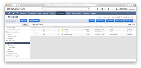 Netsuite Suiteql And The File Cabinet