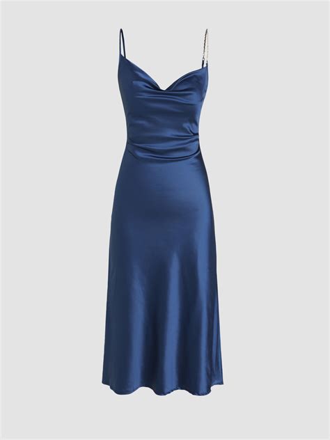 Split Asymmetrical Ruched Midi Dress For Date Party Clubbing Exhibition