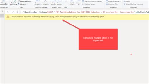 Solved Query Folding For Native Sql In Power Bi Data Mozart