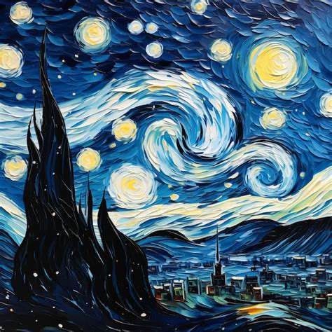 Premium Ai Image Vibrant Cosmos Picassos Monochrome Rendition Of Van