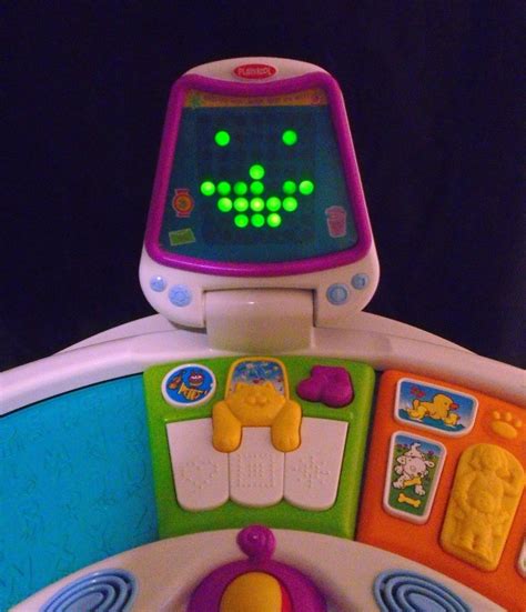 Rare Playskool Magic Screen Learning Desk With Legs Animated Pal