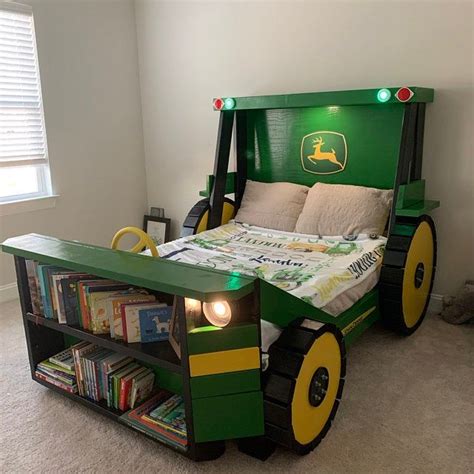 Tractor Bed PLANS Pdf Format Twin Size For A Kid Bedroom Full Size