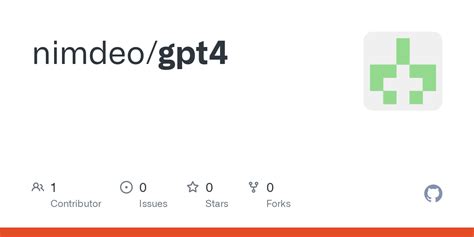 Github Nimdeo Gpt