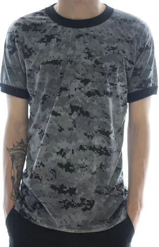 Camiseta Camuflada Digital Airsoft Militar Paintball Mercadolivre
