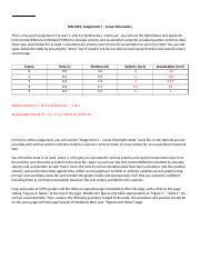 Exploring Linear Kinematics Assignment Overview Course Hero