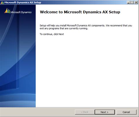 Installing Dynamics Ax 2009 With Sample Data And Developer Tools Carl
