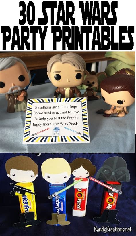 Diy Party Mom Star Wars Party Printables