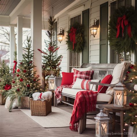 23 Breathtaking Front Porch Christmas Decor Ideas The Unlikely Hostess