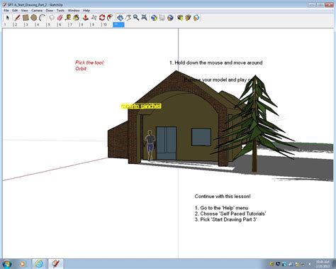 Engineering Cocept Level Google SketchUp Self Paced Tutorial Part