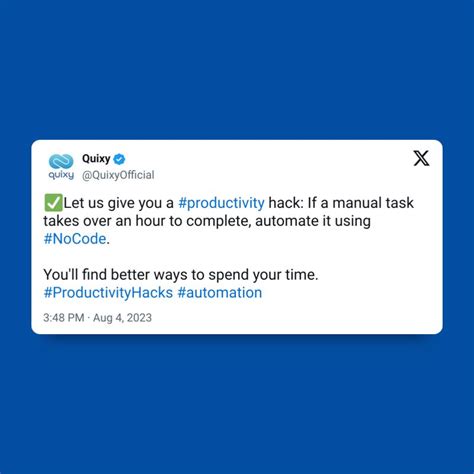 Quixy On Linkedin Productivityhacks Nocode Automation