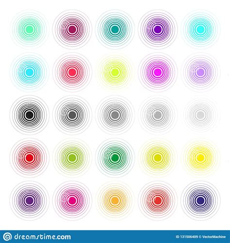 Set Of Vector Hand Drawn Circles Using Sketch Drawing Scribble Circle