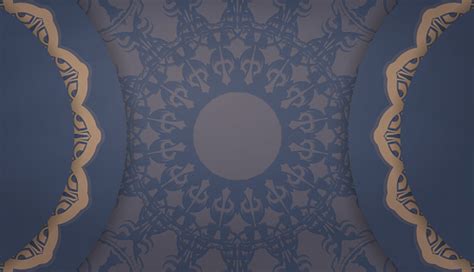 로고 또는 텍스트 디자인을위한 고급스러운 갈색 패턴과 파란색의 Baner 0명에 대한 스톡 벡터 아트 및 기타 이미지 0명