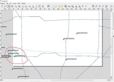 Qgis Show Labels For Point Features Outside Map Canvas Geographic