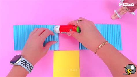 کاردستی برای مدرسه ساخت قفسه رنگی برای منظم کردن فیلو