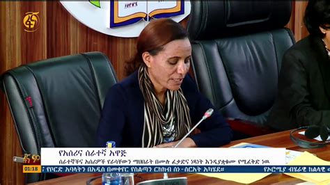 ምክር ቤቱ የአሰሪና ሰራተኛ ጉዳይ ረቂቅ አዋጅን አፀደቀ Youtube