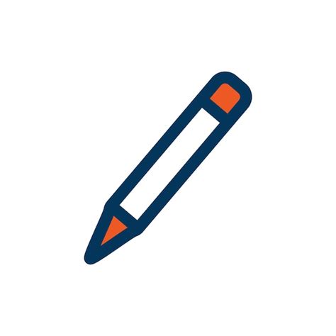 Premium Vector Minimalist Pencil Flat Vector Illustration
