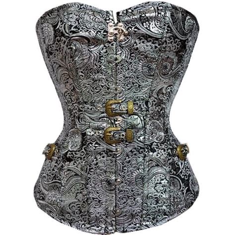 Bustier femme AONVE Corset gothique vêtement Sexy Steampunk Corset