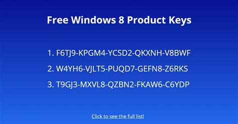 30 Free Windows 8 And 8 1 Product Keys Followchain