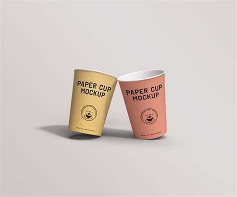 Paper Cups Mockup 01 Free Mockup World