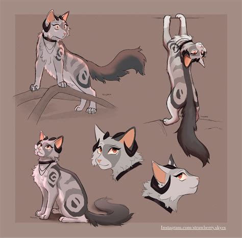 Some Sketches Of Light Warrior Cats Pose Reference Warrior Cats