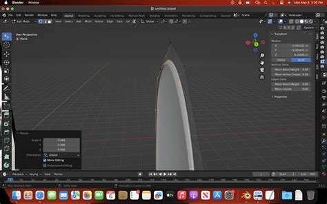Modeling How To Create A Sharp Edge From This Object Blender Stack Exchange
