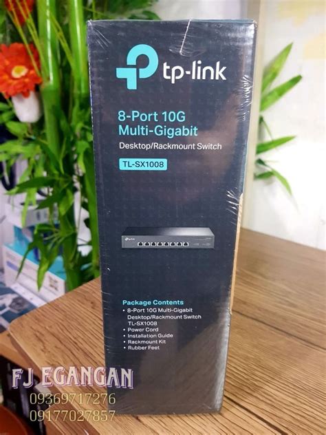 TP-link TL-SX1008 8-Port 10G Desktop/Rackmount Switch, Computers & Tech ...