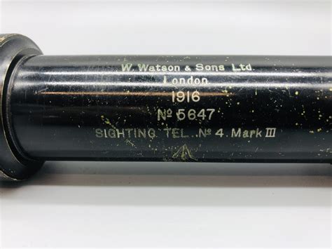 Ww1 Artillery Sighting Scope Mk4 Dated 1916 I Ww1 British Militaria