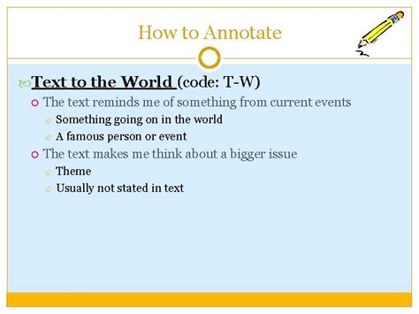 How To Annotate A Text At The End