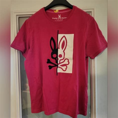 Psycho Bunny Shirts And Tops Psycho Bunny Pink Short Sleeve Tee