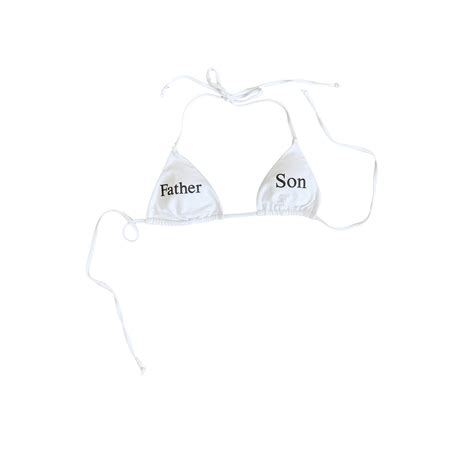 Holy Trinity Bikini Top White Praying