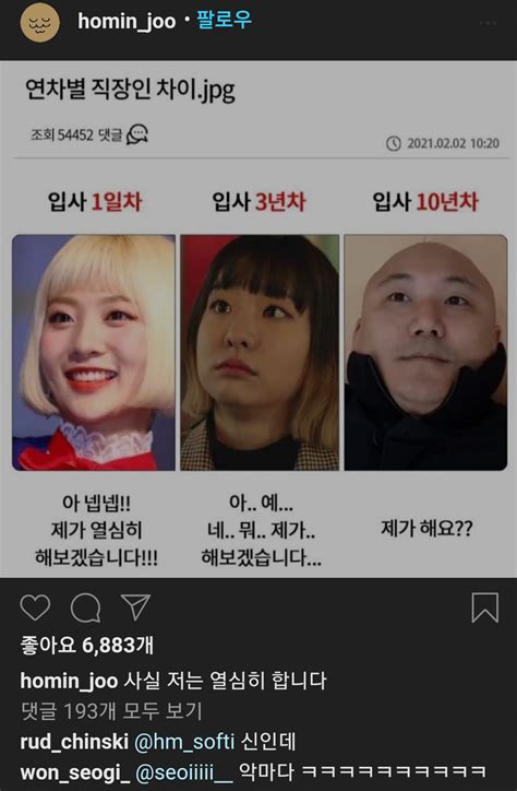 연차별 직장인 차이 유머움짤이슈 에펨코리아