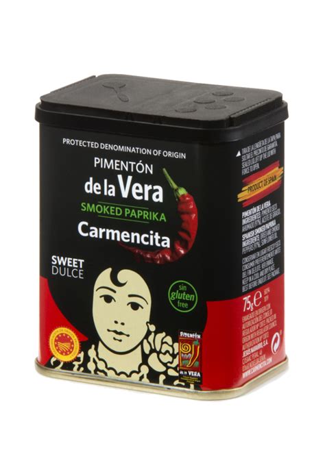 PIMENTON DULCE D O VERA CARMENCITA 75gr Distribuciones del Jamón Cerezo